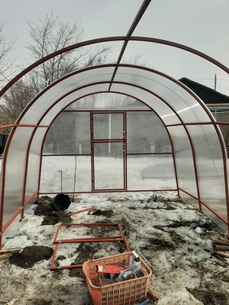 Greenhouse Kraft - Теплицы из поликарбоната в рассрочку, установка ...